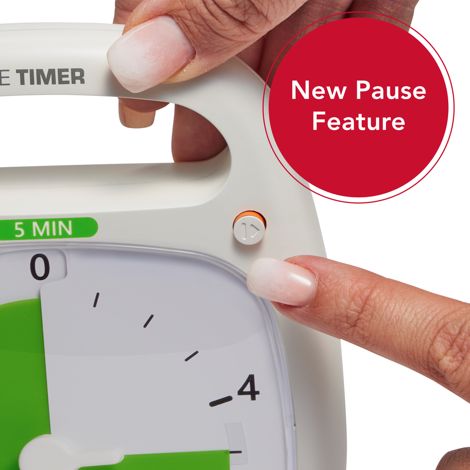 Conquer 5 Minutes With Ease: The Time Timer® PLUS 5 Minute Timer
